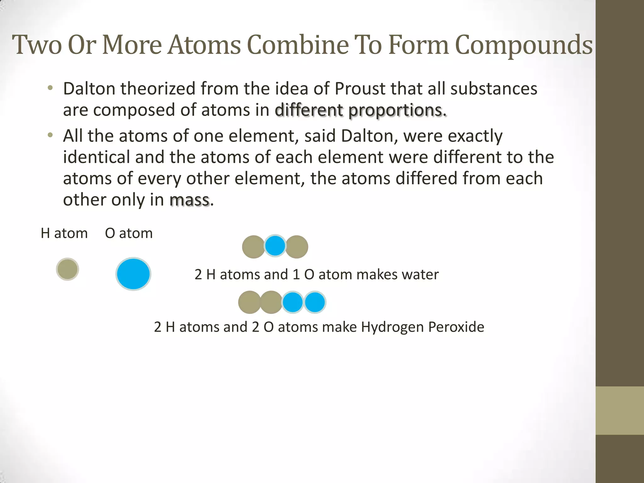 Dalton’s Atomic Theory | PPTX