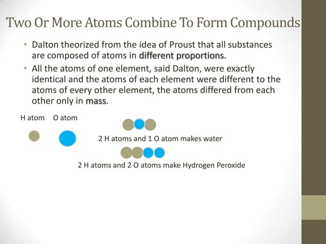 Dalton’s Atomic Theory | PPTX