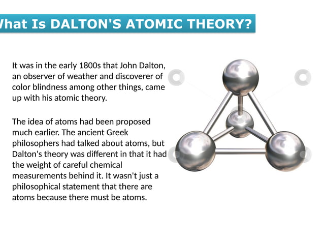 daltonsatomictheory-power point presentation | PPT