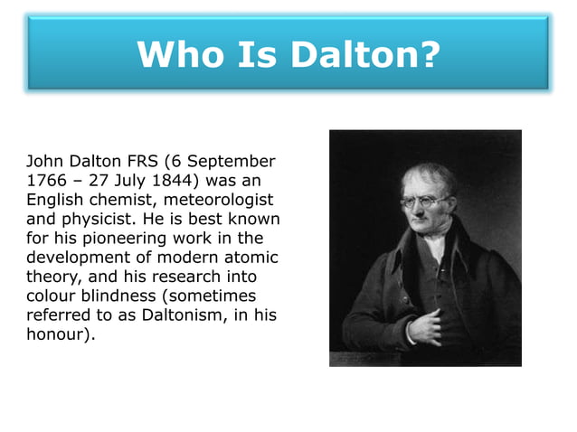 Dalton's Atomic Theory | PPTX | Chemistry | Science