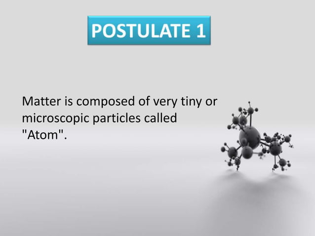 Dalton's Atomic Theory | PPTX | Chemistry | Science