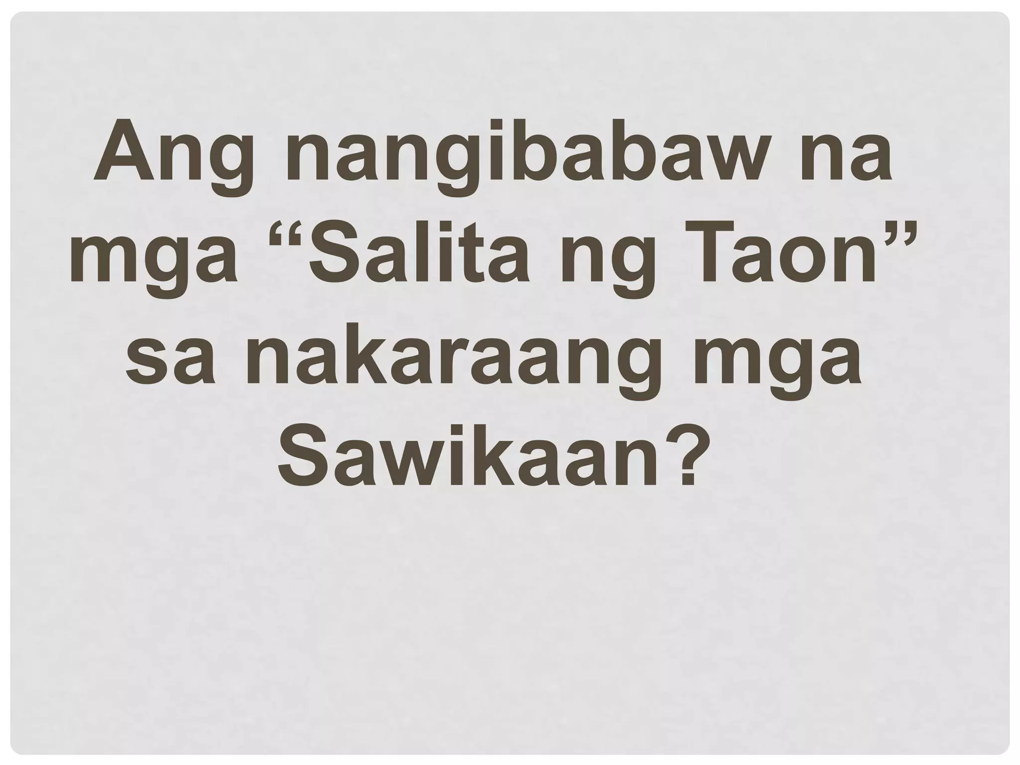 salita ng taon | PPT