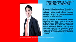 dALUMAT NG SA FILIPINO LOBAT SALITA NG TAON | PPTX