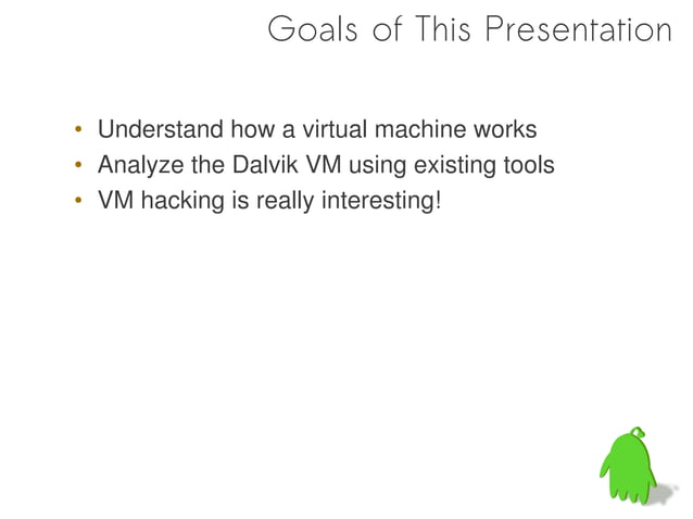 Understanding the Dalvik Virtual Machine | PDF
