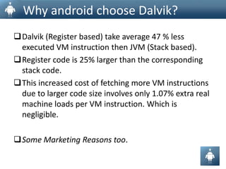 Dalvik Vm & Jit | PPTX