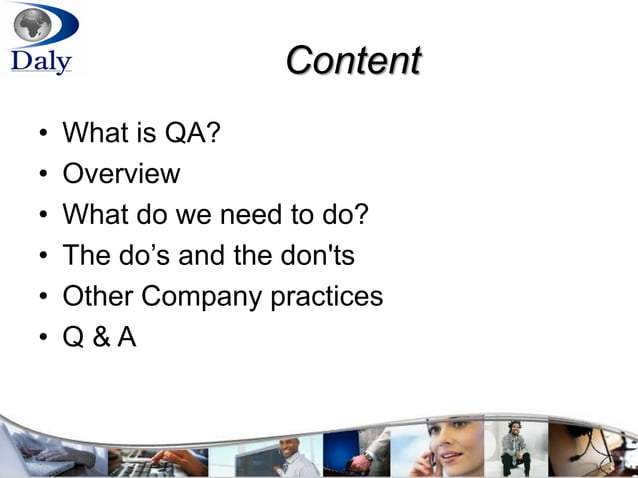 Daly: Quality Assessments | PPT