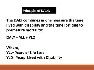 Disability Adjusted Life Years | PPTX