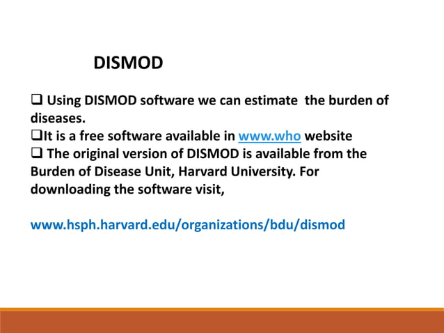 Disability Adjusted Life Years | PPTX | Diseases and Conditions ...