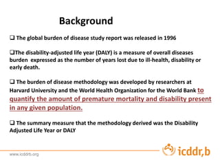 Disabilty Adjusted Life Years(DALYs) | PDF