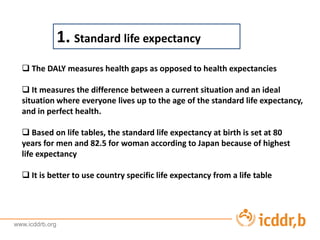 Burden of Disease using DALYs | PDF
