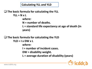 Burden of Disease using DALYs | PDF