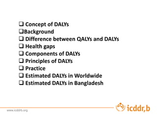 Burden of Disease using DALYs | PDF