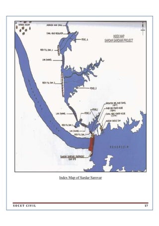 Sardar Sarovar Dam Map