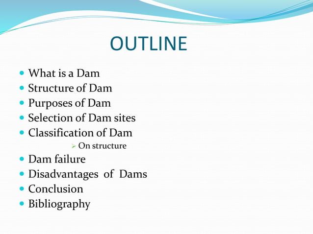 Dam - Classification based on structure | PPTX
