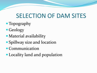 Dam - Classification based on structure | PPTX