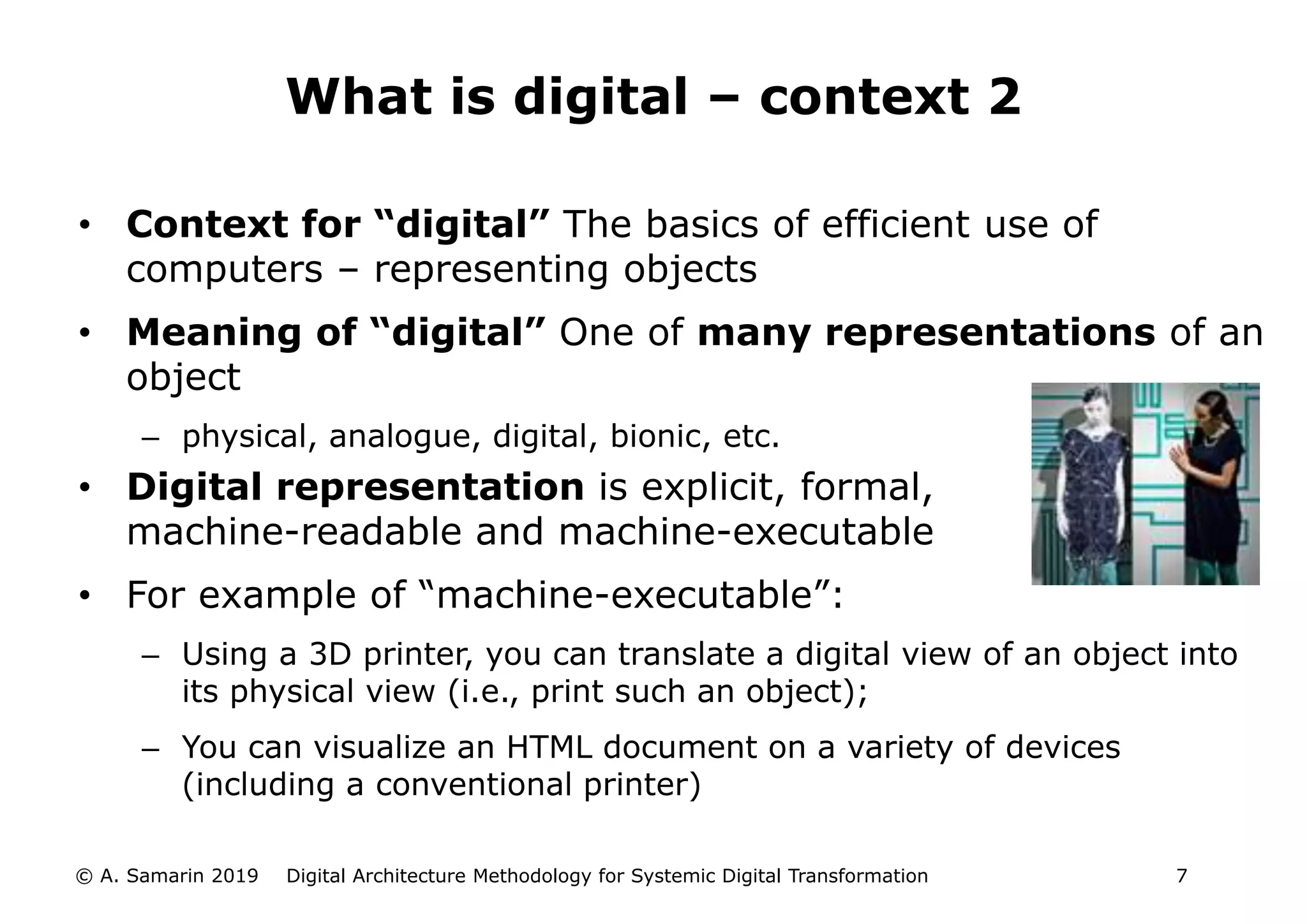 Digital Architecture Methodology for Systemic Digital Transformation (Smart Cities are an ...