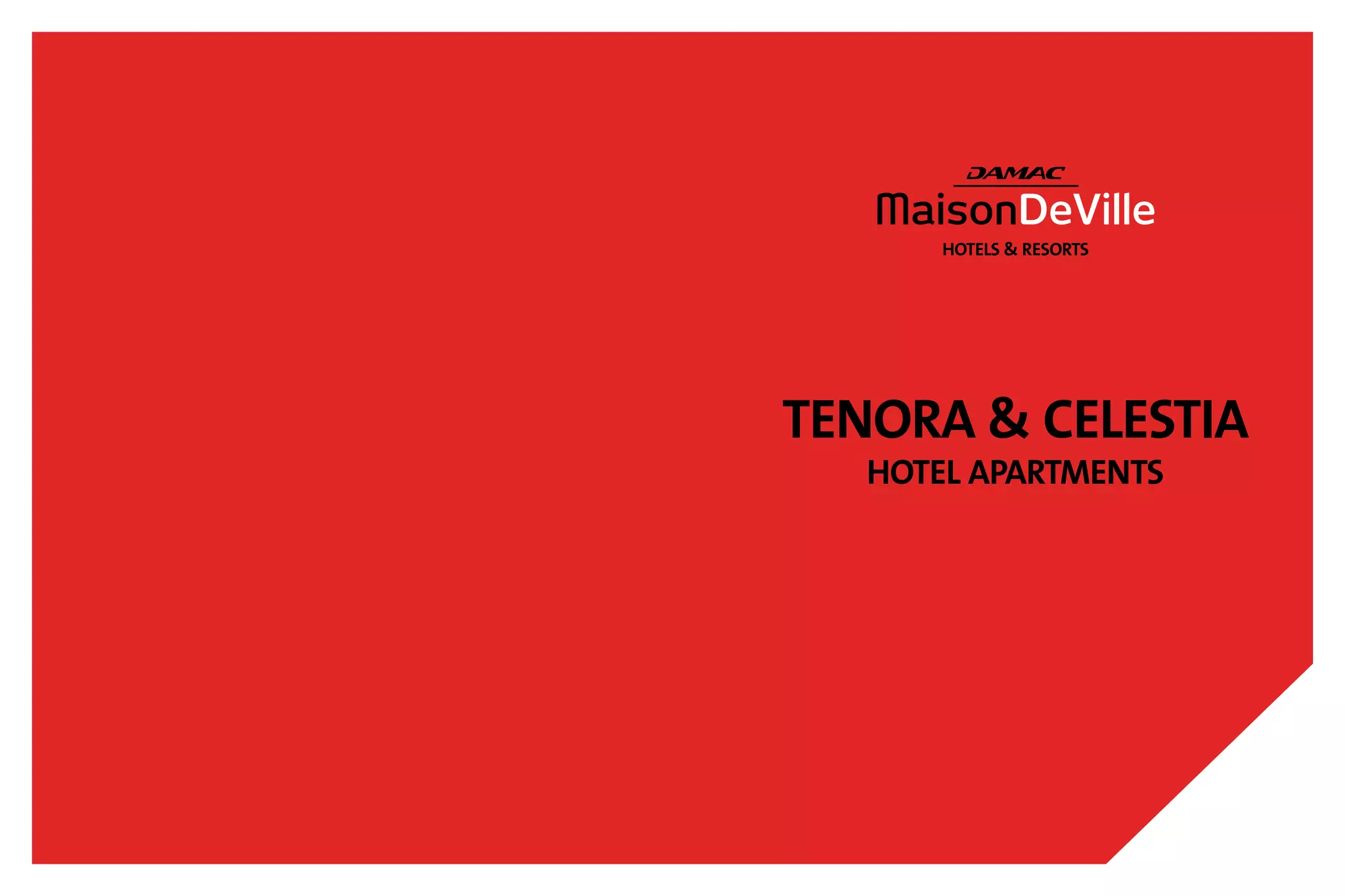 Damac Maison DeVille Celestia Tenora Hotel & Residences Apartments ...