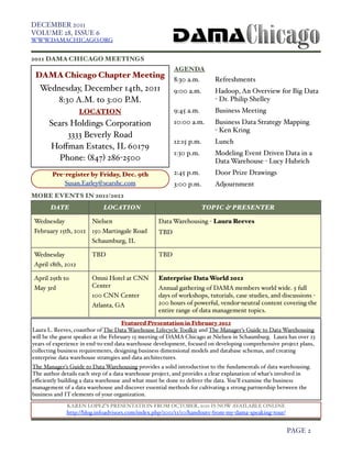 Sample Dama Newsletter | PDF