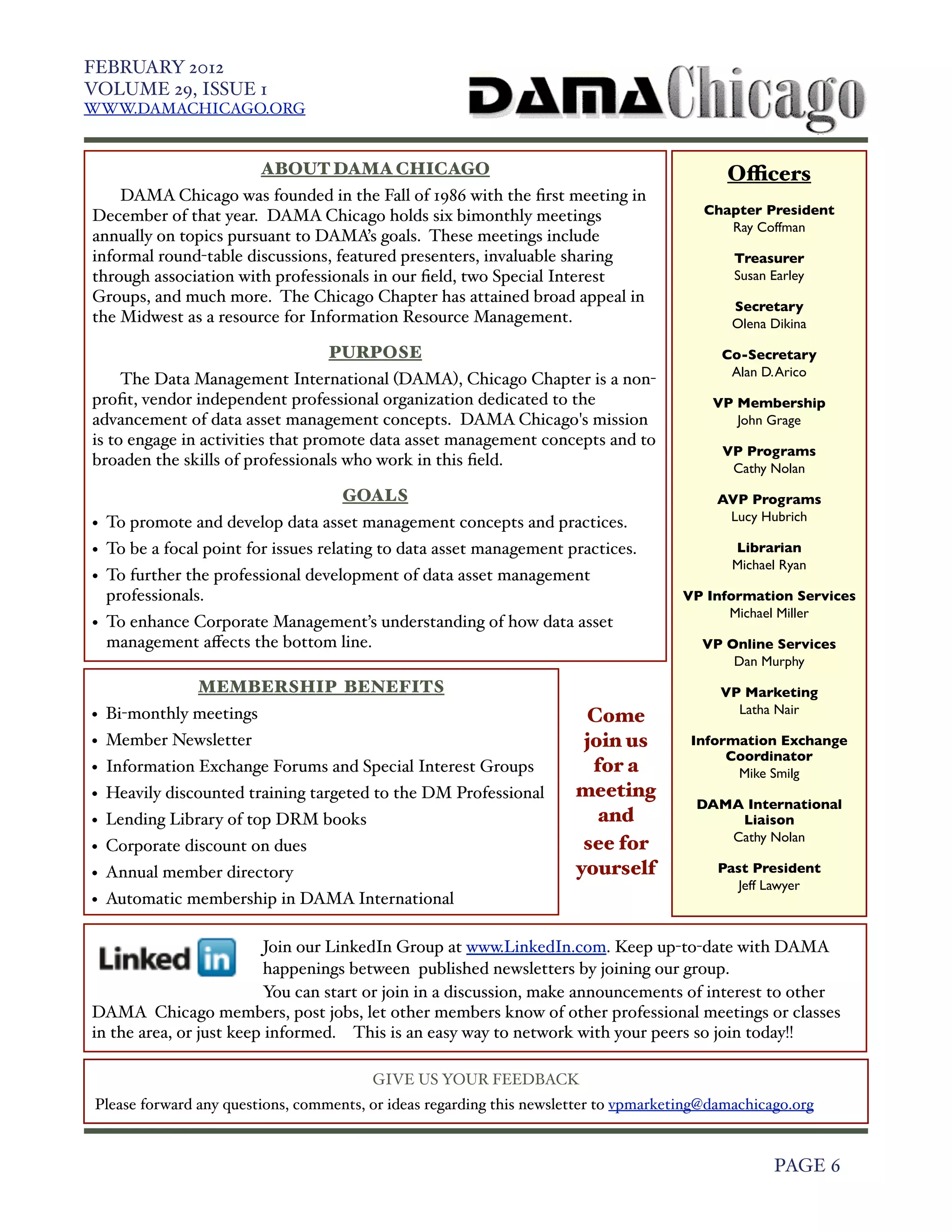 Dama chicago newsletter_2012_issue_1 | PDF