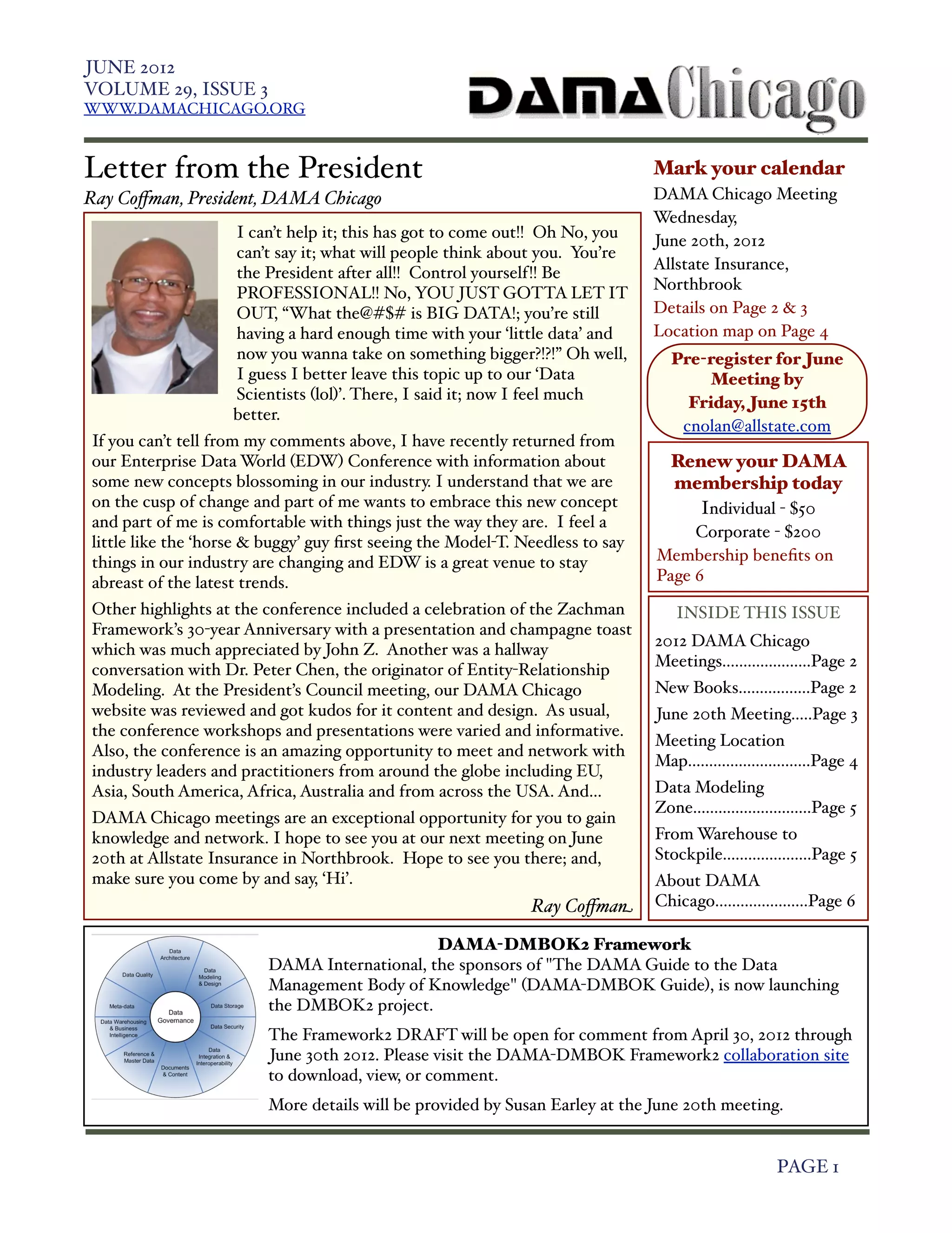 Dama Chicago June 2012 Newsletter | PDF