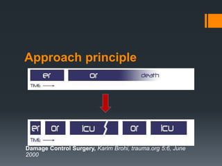 Damage control surgery principles and sohag university hospitals trials ...