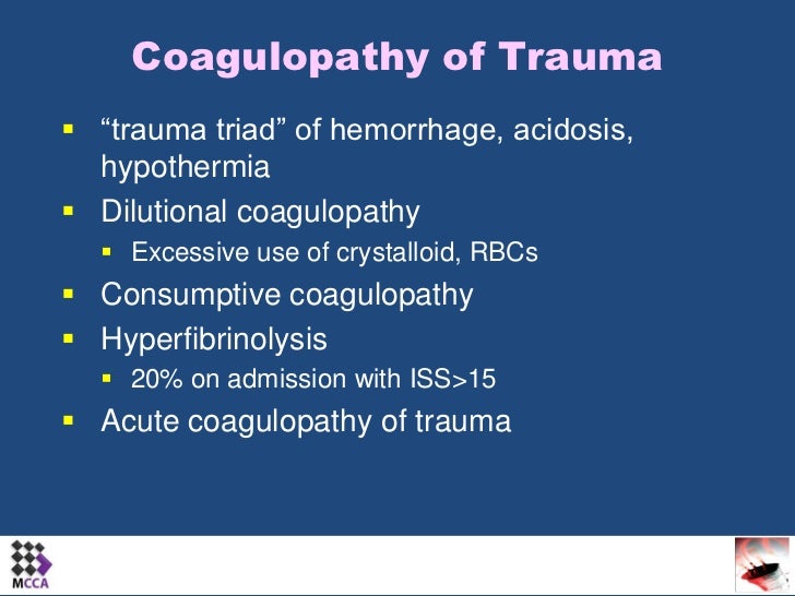 Damage Control Resuscitation