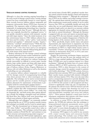 Damage control resuscitation. history theory and technique | PDF