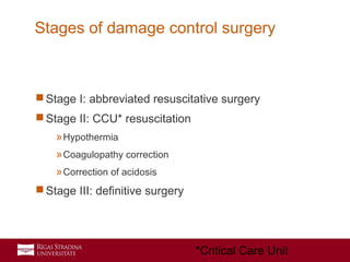 Damage control-surgery | PPT
