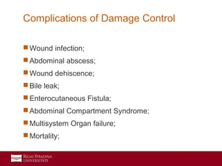 Damage control-surgery | PPT