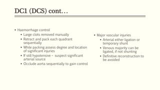 Damage control Surgery | PPTX