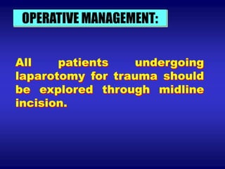 damage control ABDOMINAL TRAUMA.ppt