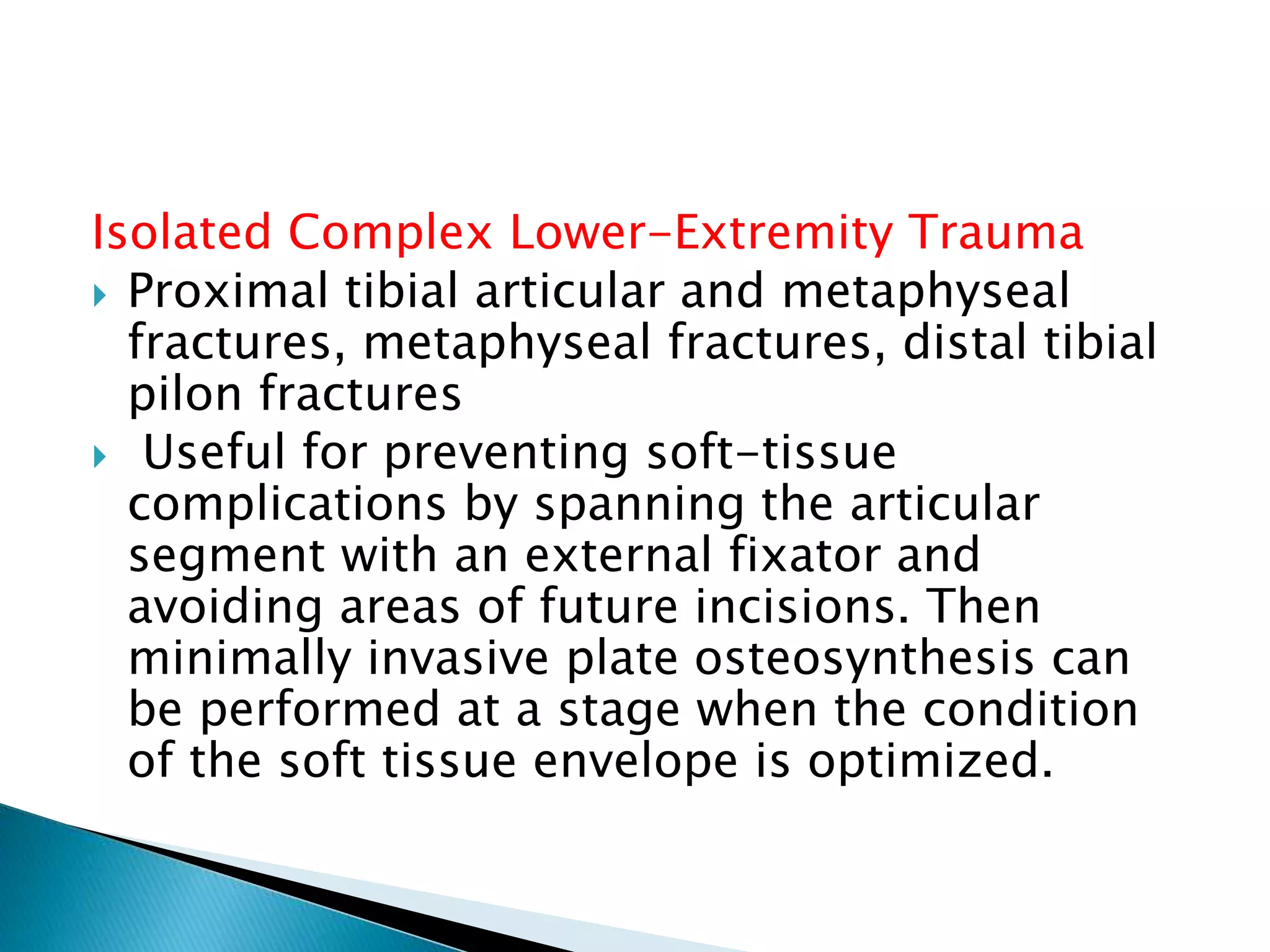 Damage control in orthopaedics | PPTX