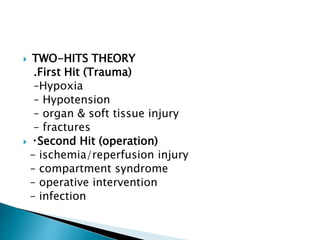 Damage control in orthopaedics | PPTX