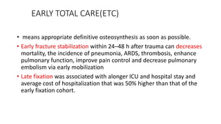 Damage control orthopaedics | PPTX