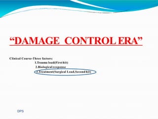 Damage control orthopaedics (dco) | PPTX