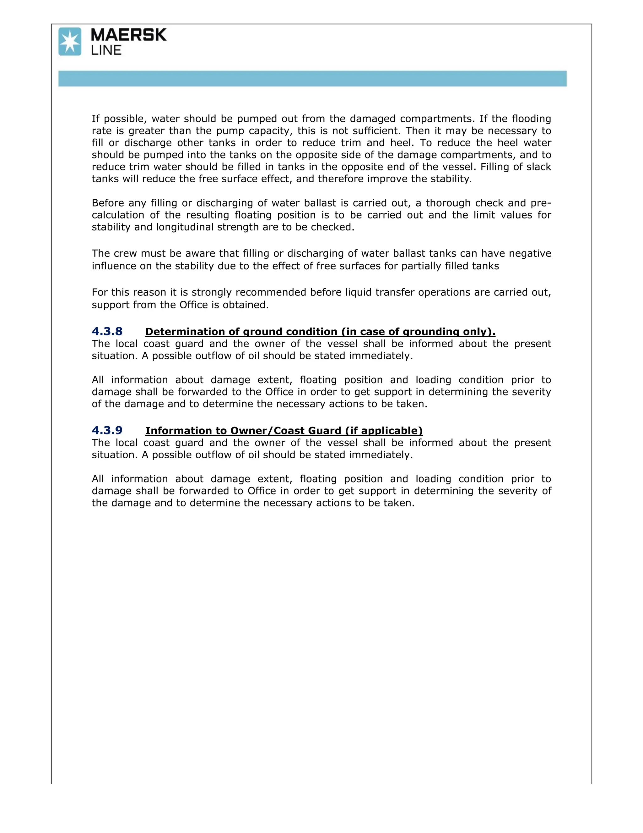 damage control plan.pdf apply for ships built after 1992 | PDF