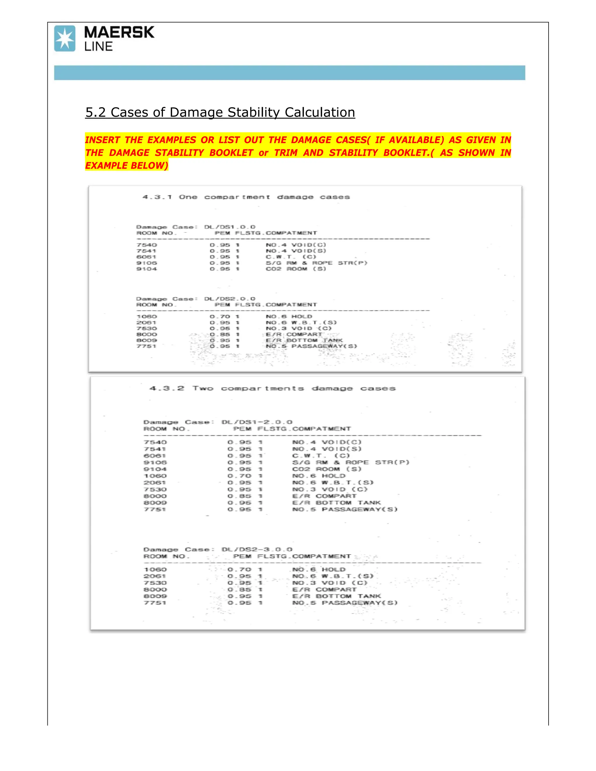 damage control plan.pdf apply for ships built after 1992 | PDF