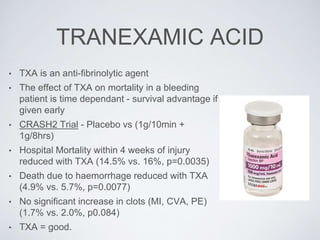 Damage control resuscitation | PPT