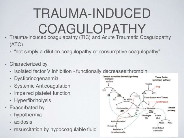 Damage control resuscitation