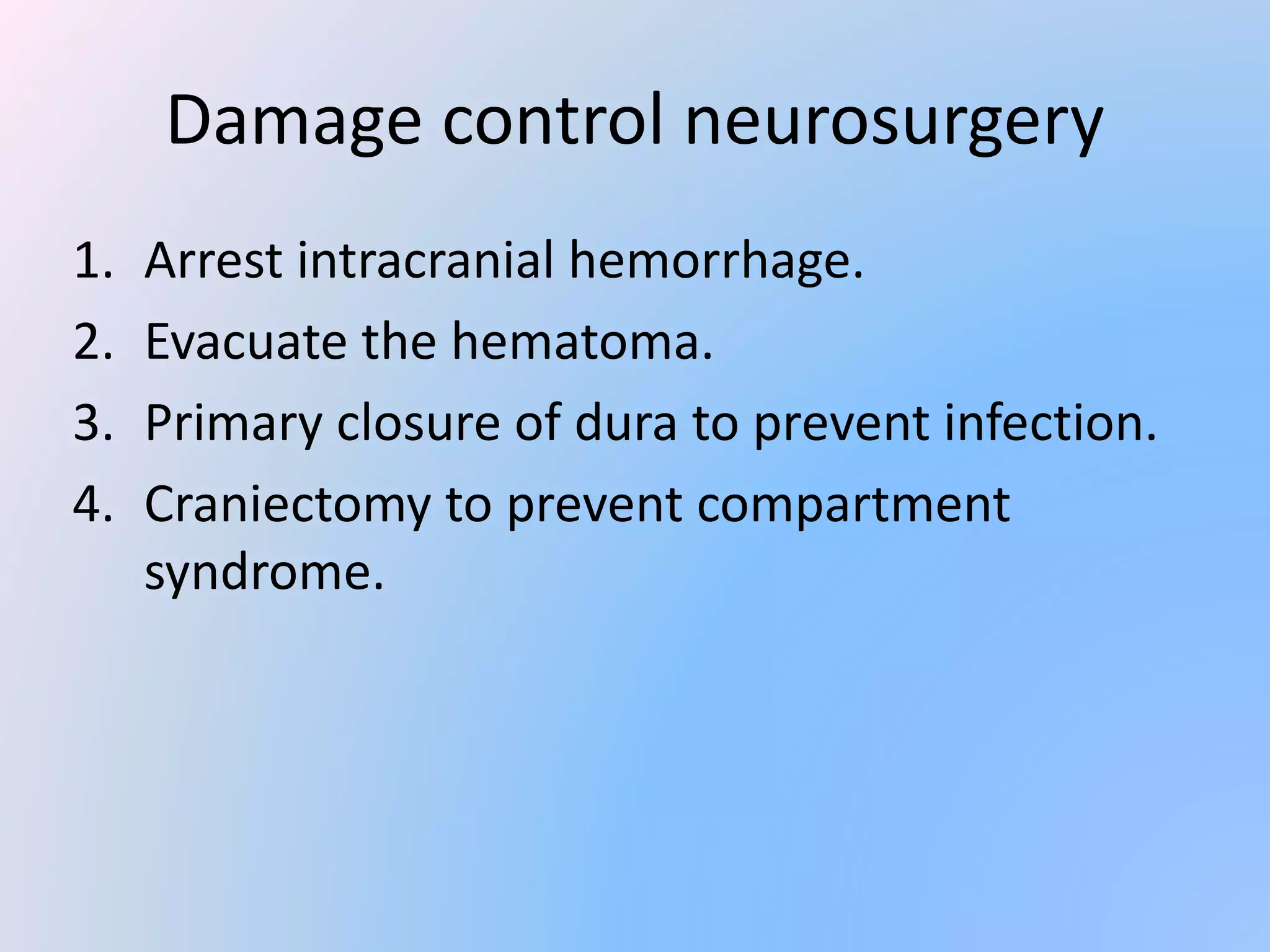 Damage control surgery | PPTX