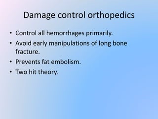 Damage control surgery | PPTX