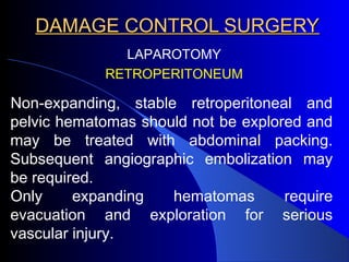 Damage control surgery | PPT