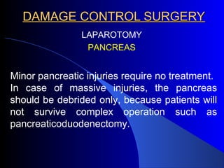 Damage control surgery | PPT