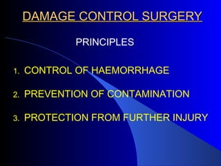 Damage control surgery | PPT