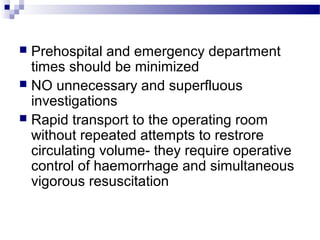 Damage control surgery | PPT