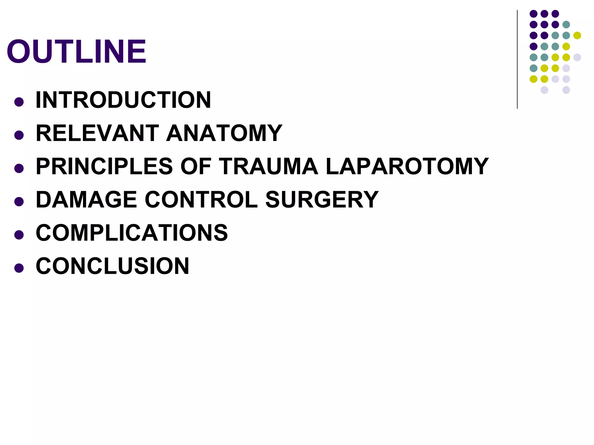 Damage Control Surgery | PPTX