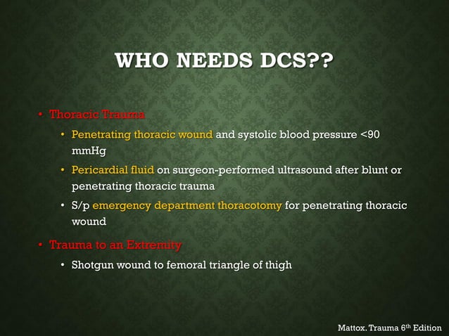 Damage control surgery and resuscitation | PDF | Heart and ...