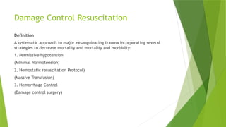 DAMAGE CONTROL SURGERY and its management Y.pptx