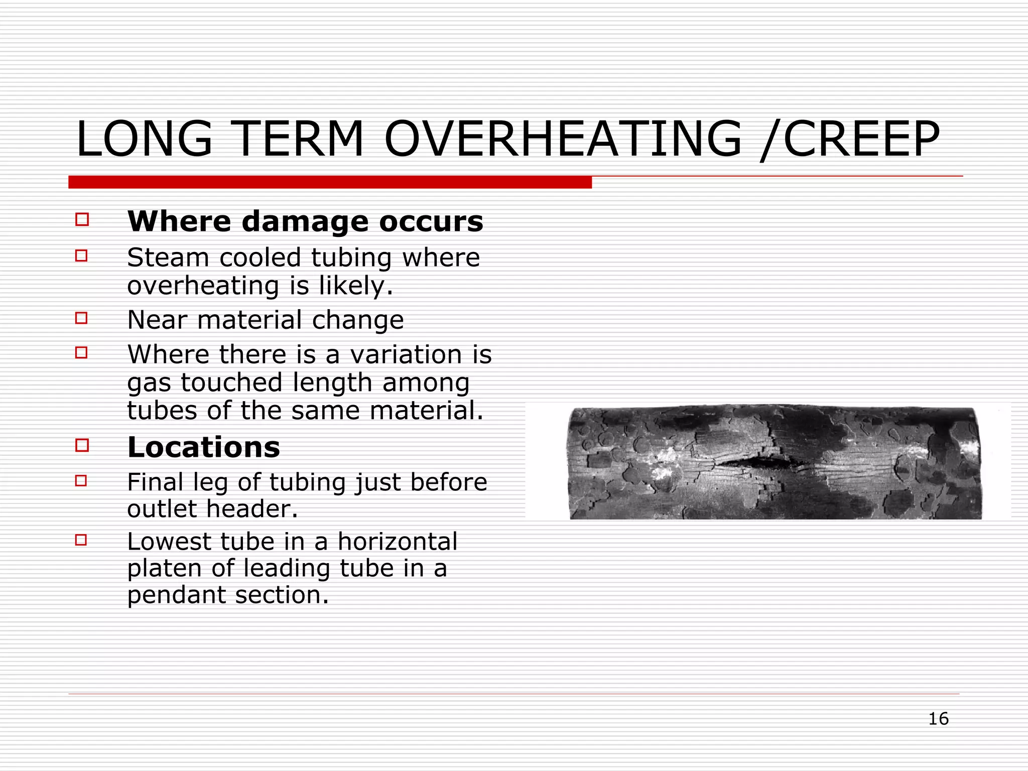 Damage mechanism in boiler (thermal power plant) | PPT