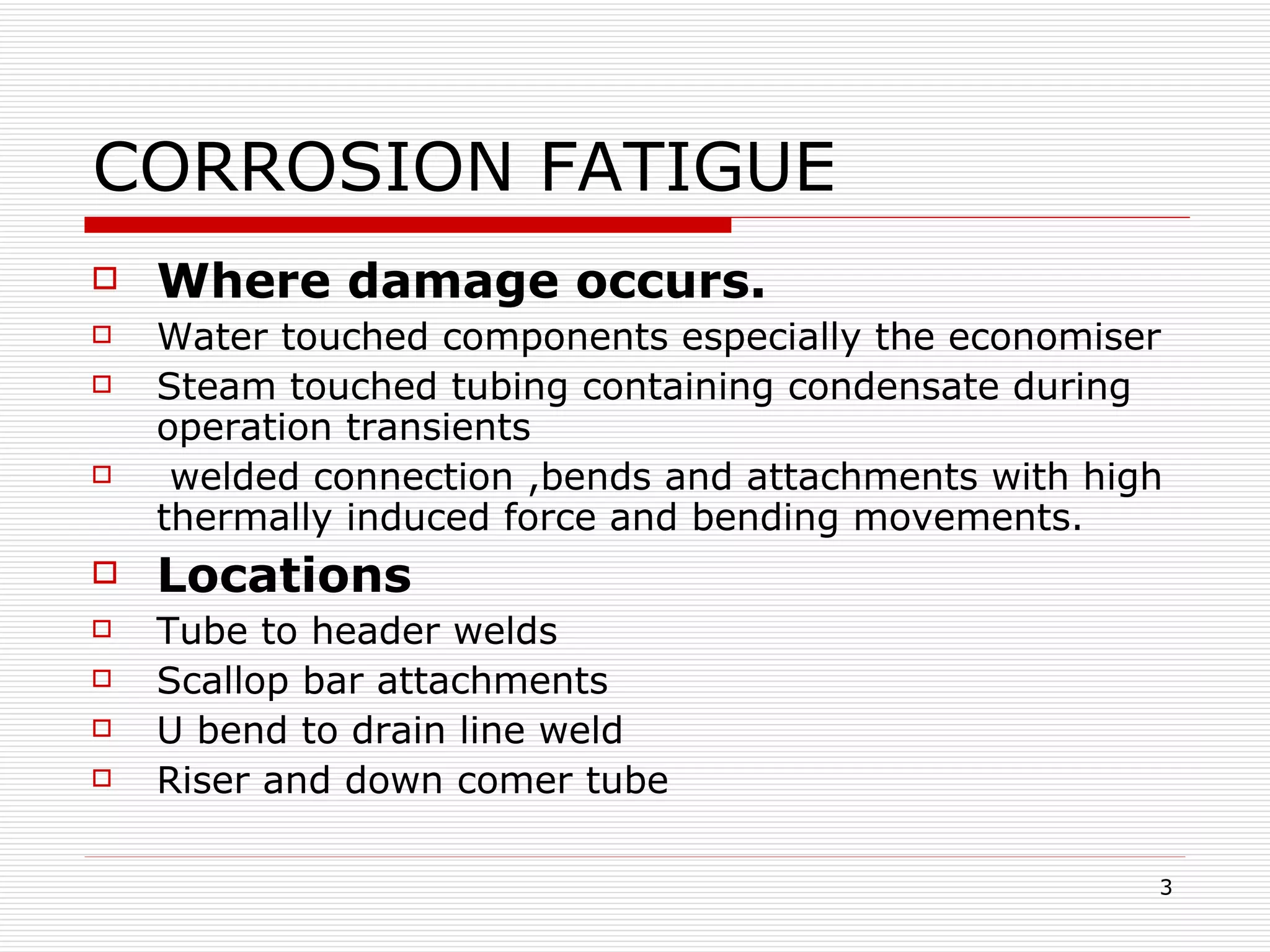 Damage mechanism in boiler (thermal power plant) | PPT
